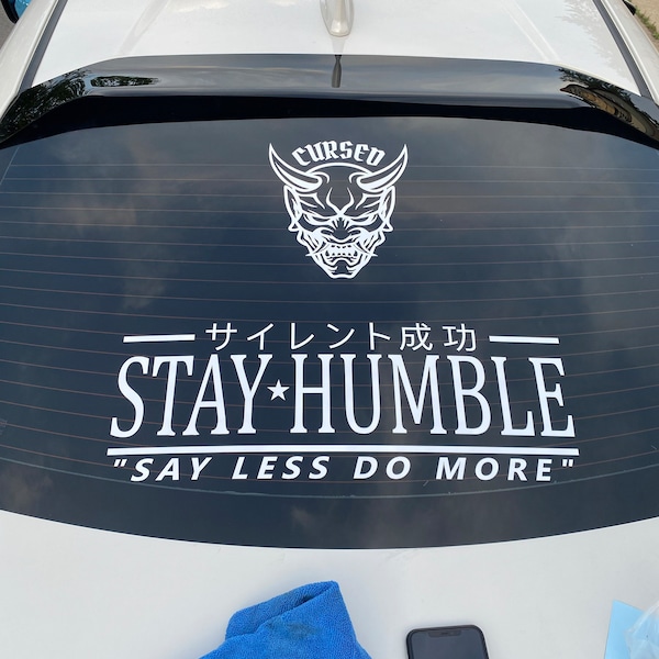 Cursed Oni Demon - Jdm Cars Stickers, Multicolored Jdm Car Accessories ...