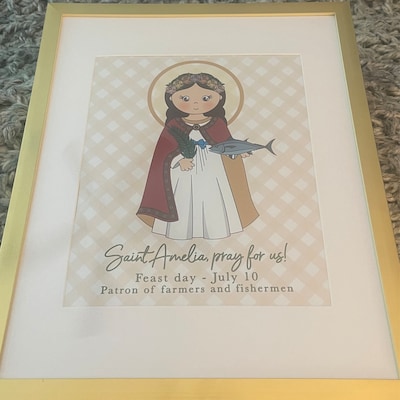 Set of 12 Saint Cards. Kids Saint Cards. First Communion Gift. Baptism ...