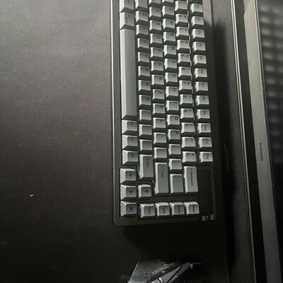111pcs Minimalist Grey White Theme Keycap, ABS Keycap, Cherry Keycaps ...