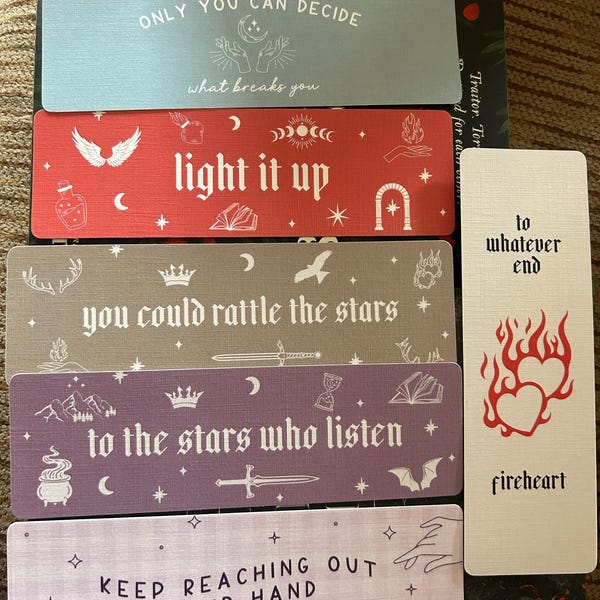 Bows + Emotional Support Bookmark - Girly and Coquette Style - Cute Duo ...