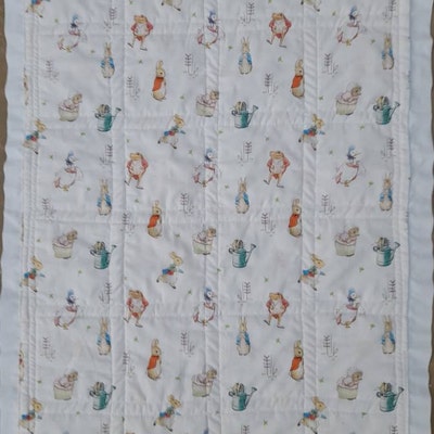 Peter Rabbit Fabric, Beatrix Potter Fabric, 100% Cotton, Easter Fabric ...