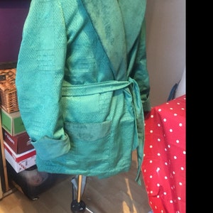 Mens Smoking Jacket and Fez About 1900 Sewing Pattern #1215 Size US 34 ...