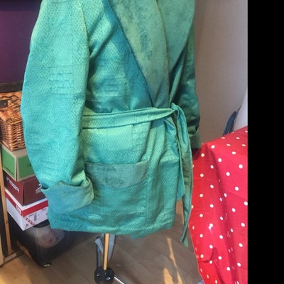 Mens Smoking Jacket and Fez About 1900 Sewing Pattern 1215 Size US 34 ...