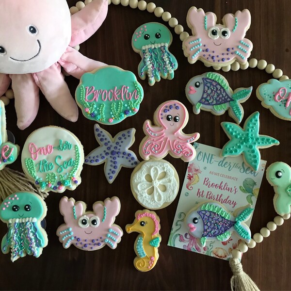 Under the Sea, Sea Creature Cookie Cutter Set. Build Your Own Set! - Etsy