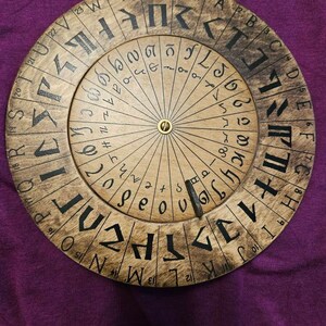 Cypher Wheel, Cipher Wheel, Ogham Enochian Koine Greek Secret Codes ...