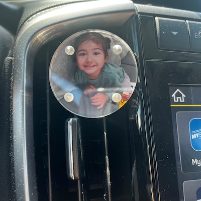 Car Photo Frame Holder, Personalized Picture Frame for Your Car's Sun ...