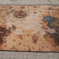 FFXIV Hydaelyn New World Map Gaming Matte Poster - Etsy