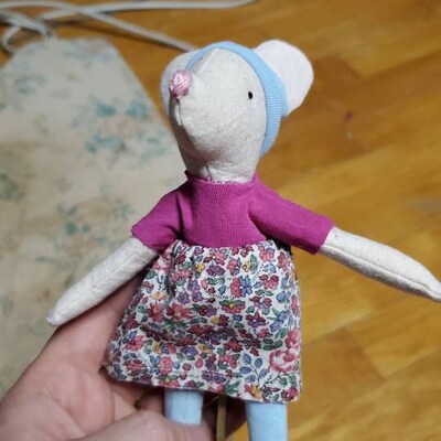 Mini Mouse 16 Cm Soft Toy Sewing Pattern and Tutorial - Etsy