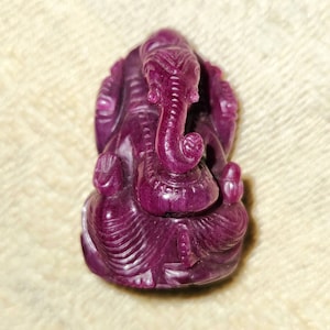 Natural Hand Carved Ruby Goddess Lakshmi Pendant Carving - Etsy
