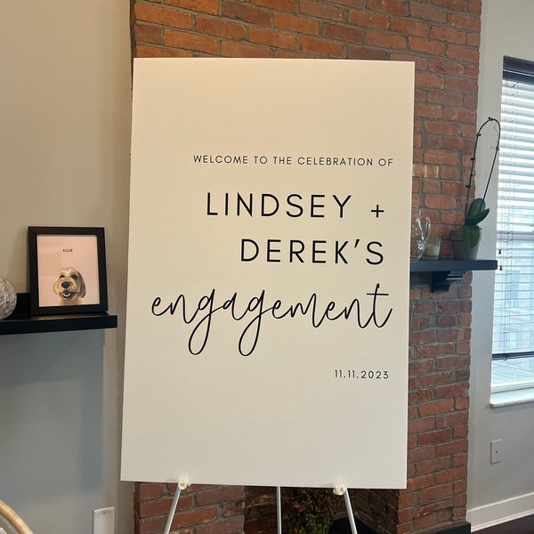 Engagement Party Sign | Engagement Party | Wedding Planning ...