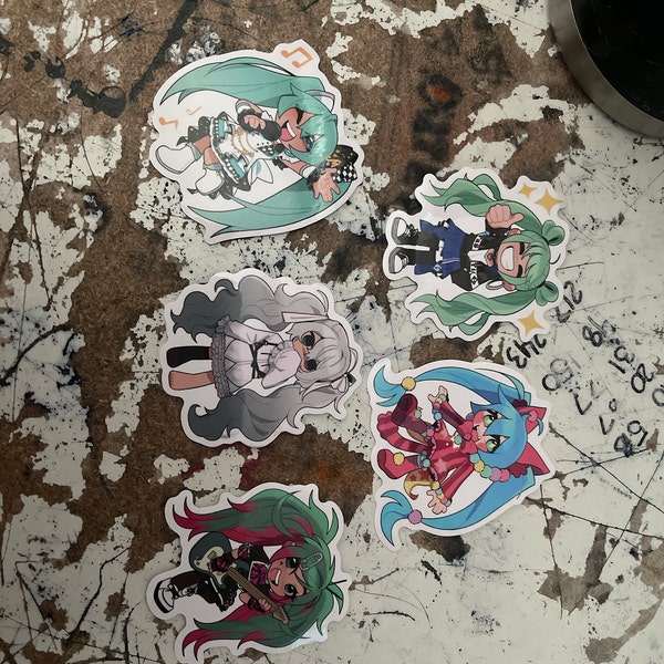 Hatsune Miku Project Sekai Stickers [leo/need, More More Jump, Vivid ...