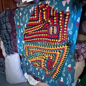 US & NL Crochet Pattern Weed Leaf Hexa Cardi by Annah Haakt Hexagon ...