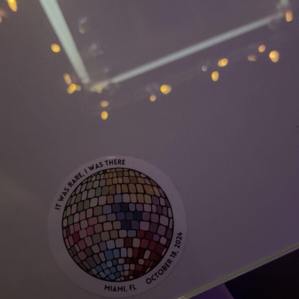 Custom Eras Disco Sticker| Tour Merch| Tour Sticker|waterproof Sticker ...