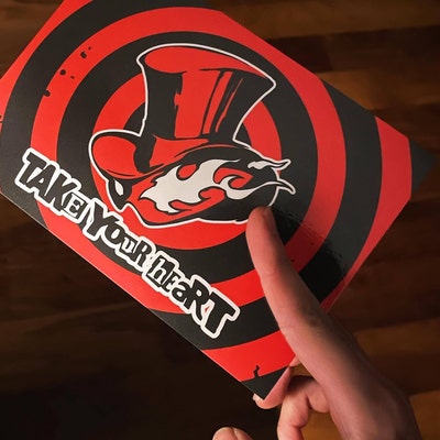 Valentine Edition Customized Calling Card Persona 5 modernized - Etsy