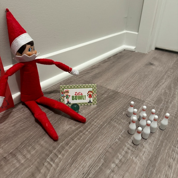 Elf Bowling, Bowling Ball, Bowling Pins, Let's Bowl, Elf Prop, Stage ...