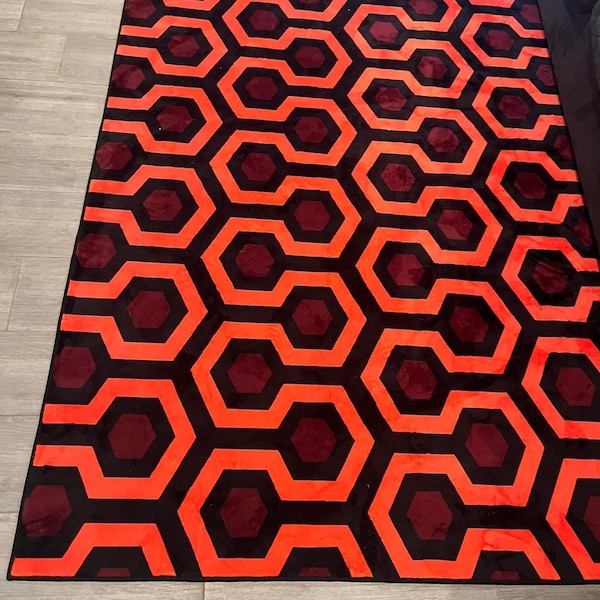 The Shining Overlook Hotel, Carpet Area Rug, the Shining Rug, Halloween ...