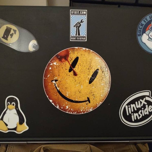 Programmer Vinyl Stickers Golang Gopher Arch Linux Inside Vim Python Git Decal - Etsy
