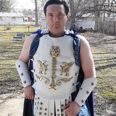 Medieval Armor Half Chaps Leather Gaiter Viking Scout Unisex Larp or ...