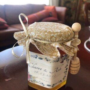 50 X Cream Lace Jam Wedding Lid Covers Twine/bands/labels | Etsy