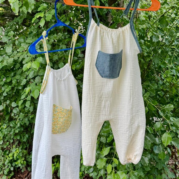 PDF Sewing Pattern for Romper. Boys & Girls Lovely Romper in Sizes From ...