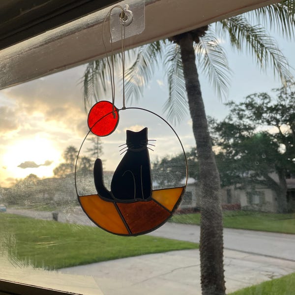 Spider Web Stained Glass Spider With Web Sun Catcher Window Hangings ...