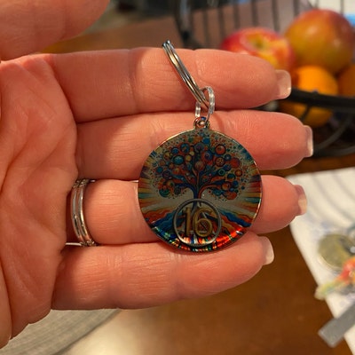 Narcotics Anonymous 3rd Step Prayer Medallion Necklace Men Women, NA ...