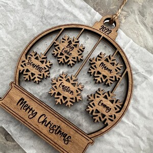 Layered Snowflake Ornament SVG File, Laser Cut, Engraved, Glowforge ...