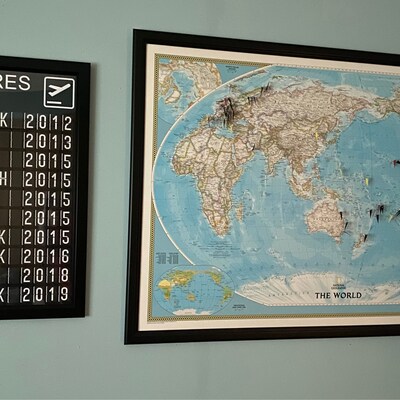 Personalised Custom Travel Poster, Departure Board, Airport Travel ...