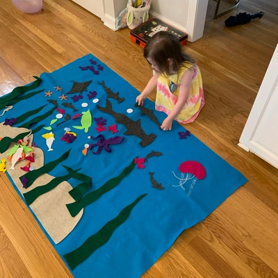 Ocean Felt Wall // Montessori Educational Gift // Kids Ages 3, 4, 5, 6 ...