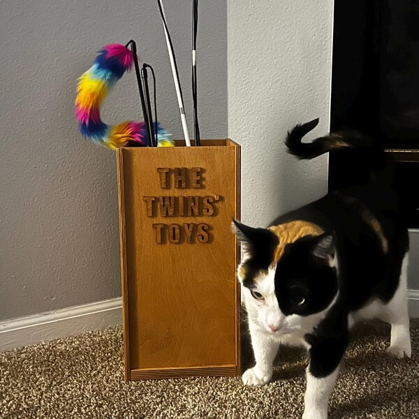 Square Modern Low Cat Table, Cat Furniture, Cat House - Etsy