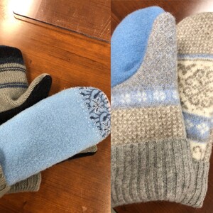 Upcycled Wool Sweater Mitten pdf pattern INSTANT DOWNLOAD | Etsy