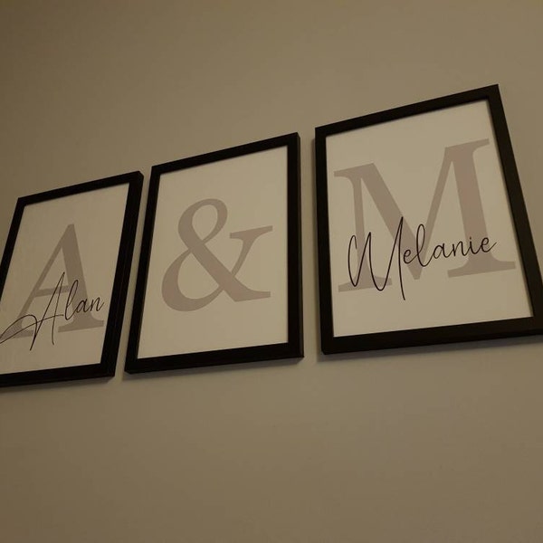 Boho Abstract Wall Art Prints Boho Wall Decor Set of 3 Prints Scandi ...