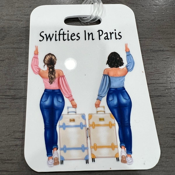Best Friends Tag, Personalized Vacation Tag, Travel Bag Tag, Backpack ...