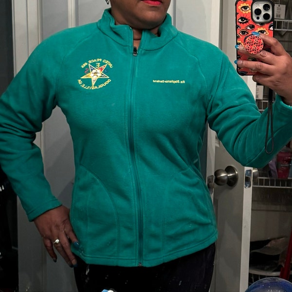 OES Fleece Sweater/jacket Light Weight - Etsy