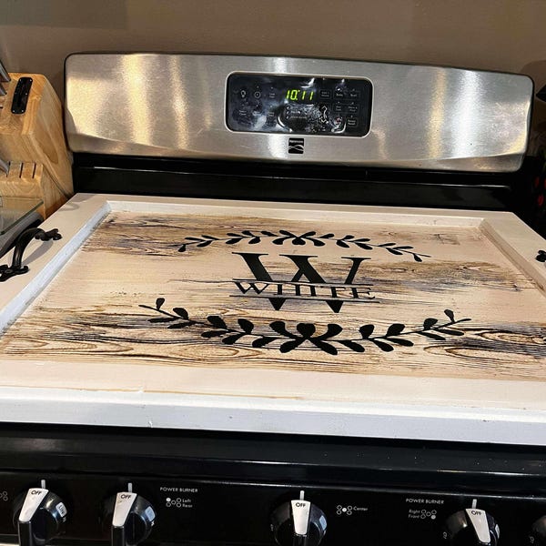 Tray or Tray W Legs, Custom Stove Cover, CUSTOM Sizes, Gas Stove Cover ...