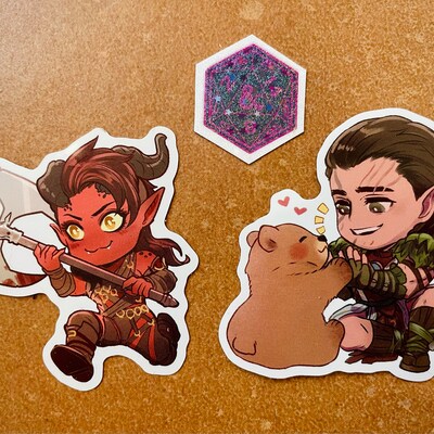 Fanmade BG3 Companion Sticker Pack - Etsy