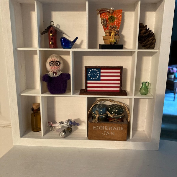 Shelf Curiosity Cabinet Printer Tray Letterbox Display, Rock Display ...