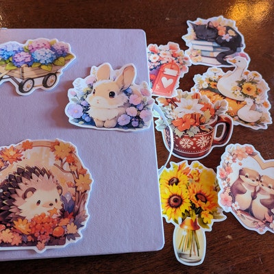 Pink Lady Slipper Sticker, Flower Sicker, Stickers for Hydroflask, Die ...