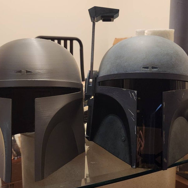 Jango Fett Mandalorian Deathwatch Style Helmet 501st Approvable - Life ...
