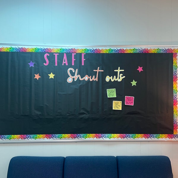 Shout Outs Bulletin Board Kit Staff Appreciation Shout Out Card ... Shout Outs Bulletin Board Kit Staff Appreciation Shout Out Card ...
