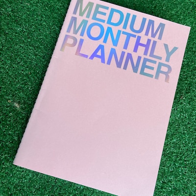 Small Monthly Planner in Kraft Small Size Planner small Monthly Journal ...