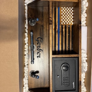 Police Duty Gear Rack Vest Holder Thin Blue Line Warrior Rack Wall ...