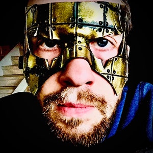 Dreaded Helmet Genuine Leather Mask - Etsy