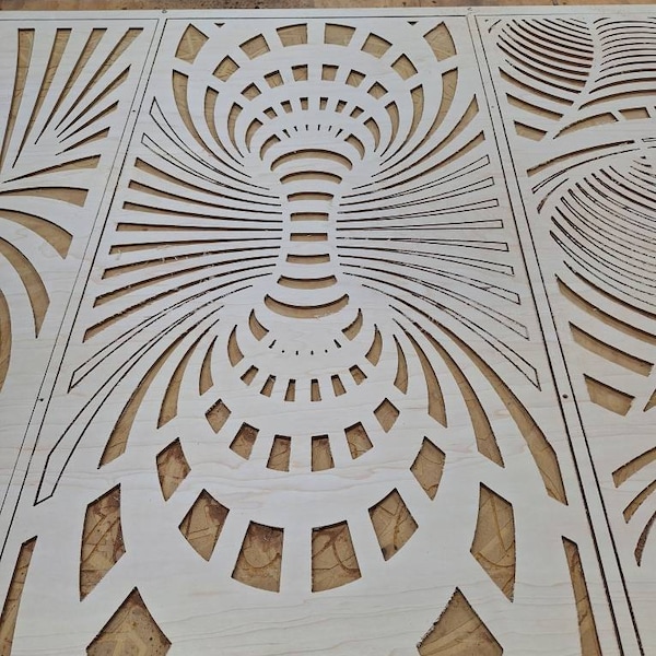 Birch Tree Panels, Wall Panels, Room Decor, Tree Patterns, Laser, CNC ...