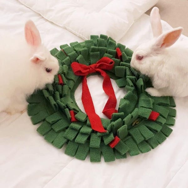 Blue Flower Snuffle Mat for Rabbits, Guinea Pigs, Dogs and Other Pets ...