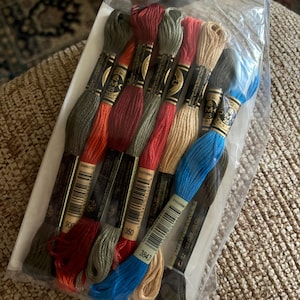 Full Set of 447 Cross Stitch Threads CXC 2 Labels DMC Colours No.s 150-3865 UK Stockist ...