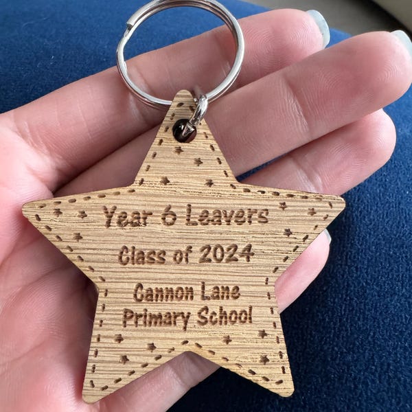 Year 6 Leavers, Class of 2024, School Leavers Keyring Sets, Teacher ...