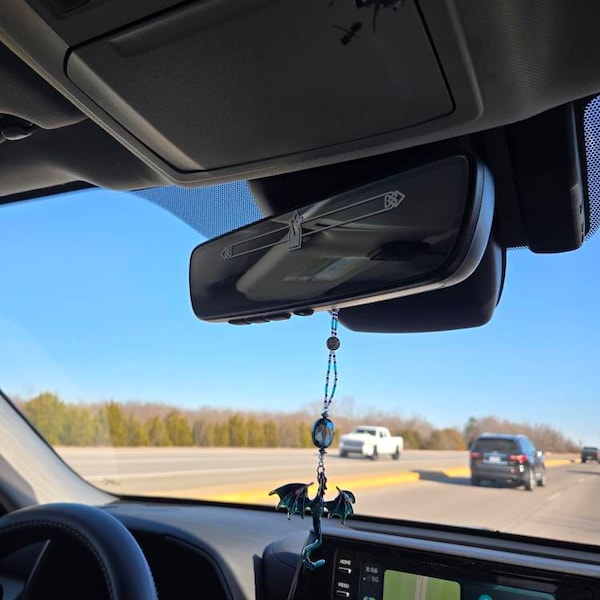 Skyrim Navigation Compass Quest Bar Rearview Mirror Mini Permanent ...