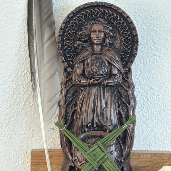 Frigg Statue, Friga, Frigga, Norse Gods, God Altar Sculpture, Asatru ...