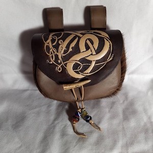 Leather Viking Belt Pouch Pattern / Digital Download / Viking Serpent ...